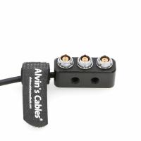 China Three 0B 2 Pin Female 0B 2 Pin Male Camera Power Cable For ARRI RED for sale