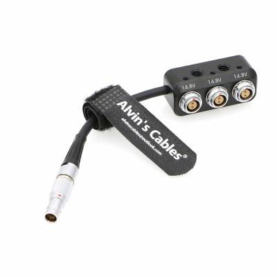 China Three 0B 2 Pin Female 0B 2 Pin Male Camera Power Cable For ARRI RED for sale