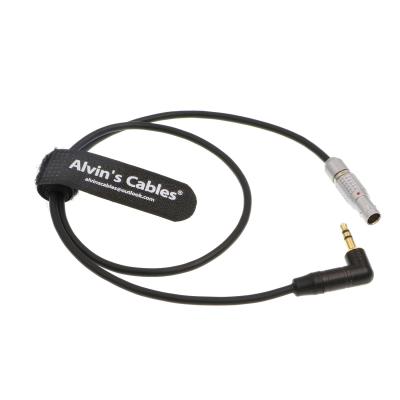 China 6 Pin Male To 3.5mm TRS Right Angle Audio Cable For ARRI LF Camera for sale