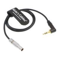 China 6 Pin Male To 3.5mm TRS Right Angle Audio Cable For ARRI LF Camera for sale