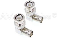 China Right Angle BNC Connectors for HD SDI BNC Cable One Set for sale