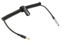 China 2 Pin Male to DC Coiled Twist Power Cable for Teradek Bond for sale