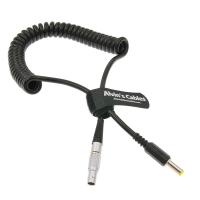 China 2 Pin Male to DC Coiled Twist Power Cable for Teradek Bond for sale