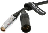China ALEXA MINI AMIRA Power Cable XLR 4pin Male to Lemo 2B 8pin Female for sale