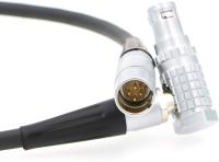 China RED Power Extension Cable 6 Pin Right Angle Female to 6 Pin Male for sale