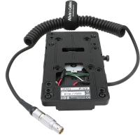 China V-Mount Battery Plate For Red Scarlet Epic Camera With 6 Pin Coiled Power Cable for sale