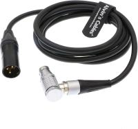 China ALEXA MINI/AMIRA Camera Power Cable XLR 3 Pin Male To 2B 8 Pin Female Right Angle for sale