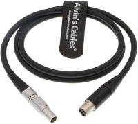 China TV Logic Monitor Power Cable Lemo 2 Pin To Mini Xlr 4 Pin For ARRI RED Cameras for sale