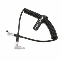 China 2 Pin Right Angle Coiled Twist Cable Power Teradek Bond ARRI Alexa Camera for sale