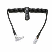 China 2 Pin Right Angle Coiled Twist Cable Power Teradek Bond ARRI Alexa Camera for sale