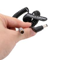 China 3 Pin Male To Right Angle DC Coiled Power Cable For Tilta Cameras for sale