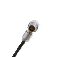 China Red Komodo Timecode Cable Tentacle Sync 3.5mm TRS To EXT 9 Pin Male Right Angle for sale