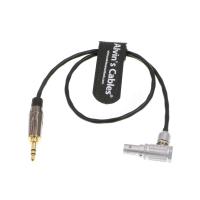 China Red Komodo Timecode Cable Tentacle Sync 3.5mm TRS To EXT 9 Pin Male Right Angle for sale
