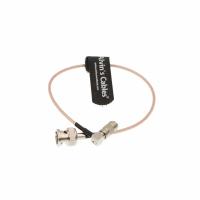 China Blackmagic Right Angle DIN 1.0/2.3 Mini BNC to BNC Male 75ohm RG179 HD Cable for sale