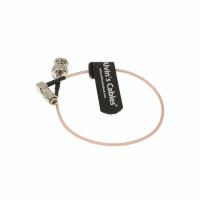China Blackmagic Right Angle DIN 1.0/2.3 Mini BNC to BNC Male 75ohm RG179 HD Cable for sale