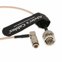 China Blackmagic Right Angle DIN 1.0/2.3 Mini BNC to BNC Male 75ohm RG179 HD Cable for sale