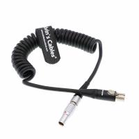 China XLR 4 Pin Female To Lemo 0b 2 Pin Male Spring Cable Power TARRI ALEXA Camera Monitor for sale