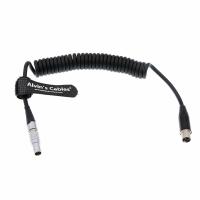 China XLR 4 Pin Female To Lemo 0b 2 Pin Male Spring Cable Power TARRI ALEXA Camera Monitor for sale