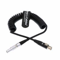 China XLR 4 Pin Female To Lemo 0b 2 Pin Male Spring Cable Power TARRI ALEXA Camera Monitor for sale