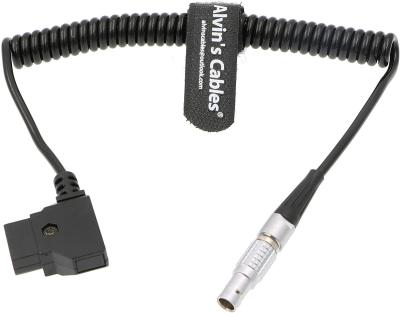 China 2 Pin Lemo To D-TAP Power Coiled Cable for Bartech Focus Device Receiver for sale