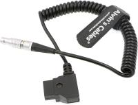 China 2 Pin Lemo To D-TAP Power Coiled Cable for Bartech Focus Device Receiver for sale