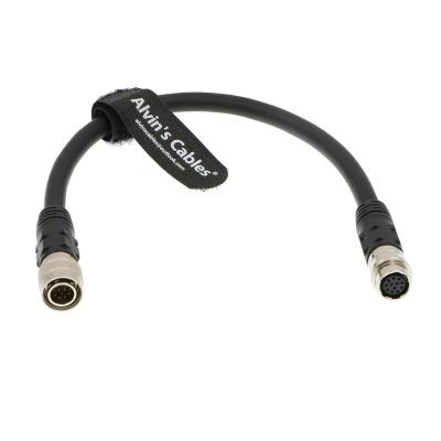 China 12 Pin Hirose Male To 12 Pin Female Extension Cords Fujinon Lens Control Cable For Fujifilm Cameras for sale