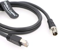 China CCB-84901-2001-03 M12 8 Position X Code To RJ45 Ethernet Cable For Cognex In Sight 8200 8400 Series P67 Waterproof for sale
