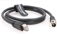 China CCB-84901-2001-03 M12 8 Position X Code To RJ45 Ethernet Cable For Cognex In Sight 8200 8400 Series P67 Waterproof for sale