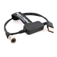 China 4 Pin Male Hirose To Boost 12V USB Power Cable For Sound Devices 688 633 / Zoom F4 F8 / Zaxcom for sale