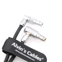 China 3 Pin Right Angle To Rotatable 2 Pin Male Right Angle Power Cable For Teradek Bolt ARRI Alexa XT for sale