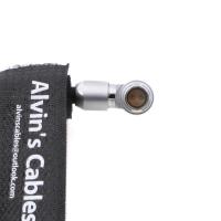 China 3 Pin Right Angle To Rotatable 2 Pin Male Right Angle Power Cable For Teradek Bolt ARRI Alexa XT for sale