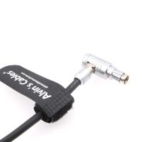 China 3 Pin Right Angle To Rotatable 2 Pin Male Right Angle Power Cable For Teradek Bolt ARRI Alexa XT for sale