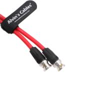 China BNC Male To Male 12G HD SDI Video Coaxial Cable For 4K Video Camera 1M Red for sale