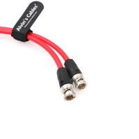 China BNC Male To Male 12G HD SDI Video Coaxial Cable For 4K Video Camera 1M Red for sale