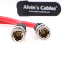China BNC Male To Male 12G HD SDI Video Coaxial Cable For 4K Video Camera 1M Red for sale