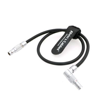 China Z CAM EVF Power Cable Rotatable 2 Pin Male To Straight 2 Pin M Cord For ARRI Alexa for sale