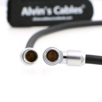 China Z CAM EVF Power Cable Rotatable 2 Pin Male To Straight 2 Pin M Cord For ARRI Alexa for sale