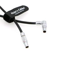 China Z CAM EVF Power Cable Rotatable 2 Pin Male To Straight 2 Pin M Cord For ARRI Alexa for sale
