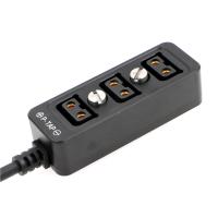 China Hirose 4 Pin Male To 3 Port D Tap Female Splitter Power Cable For ARRI Amira BP-U60T for sale