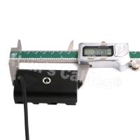 China NP F550 Dummy Battery To D Tap Coiled Power Cable For Sony NP F550 F570 F970 Atomos Ninja V Monitor for sale