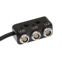 China 2×2 Pin 14.8V 0B Camera Power Cable Arri Alexa Mini EXT 7 Pin To RS 3 Pin 30cm for sale