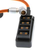 China EXT 7 Pin Male To 4 Port Dtap Splitter Power Cable For ARRI Alexa D Tap Female for sale