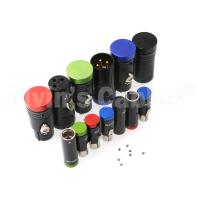 China Low Profile Aluminum 3 Pin Female XLR Connector For Audio Devices for sale