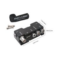 China 5V USB BNC Splitter Box Rotatable EXT 9 Pin Male To Run Stop CTRL Timecode for sale