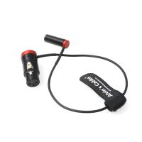China L Shaped 3 Pin Mini XLR Male To XLR Female Audio Cable For BMPCC 4K 6K Camera for sale