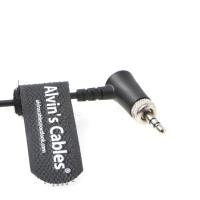 China Mini XLR 3 Pin Male To Right Angle 3.5mm Screw TRS Audio Cable For Canon-EOS-C70 for sale