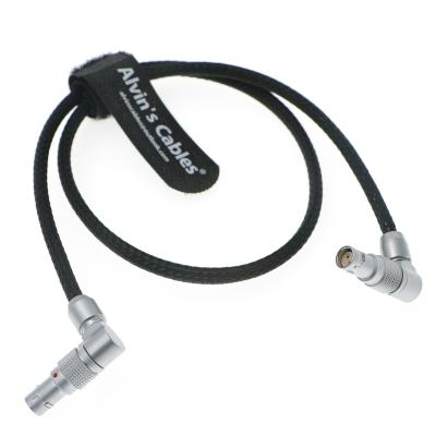 China Alvin's Cables For Red Komodo Rotatable Flexible Power Cable 2-Pin Female To Adjustable Right-Angle 2-Pin Male Cord for sale