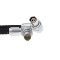 China Alvin's Cables For Red Komodo Rotatable Flexible Power Cable 2-Pin Female To Adjustable Right-Angle 2-Pin Male Cord for sale
