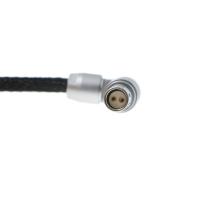 China Alvin's Cables For Red Komodo Rotatable Flexible Power Cable 2-Pin Female To Adjustable Right-Angle 2-Pin Male Cord for sale