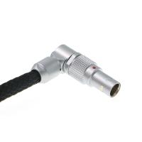 China Alvin's Cables For Red Komodo Rotatable Flexible Power Cable 2-Pin Female To Adjustable Right-Angle 2-Pin Male Cord for sale